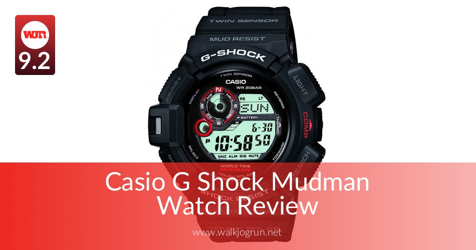 Casio G Shock Mudman Watch: Product Review | WalkJogRun